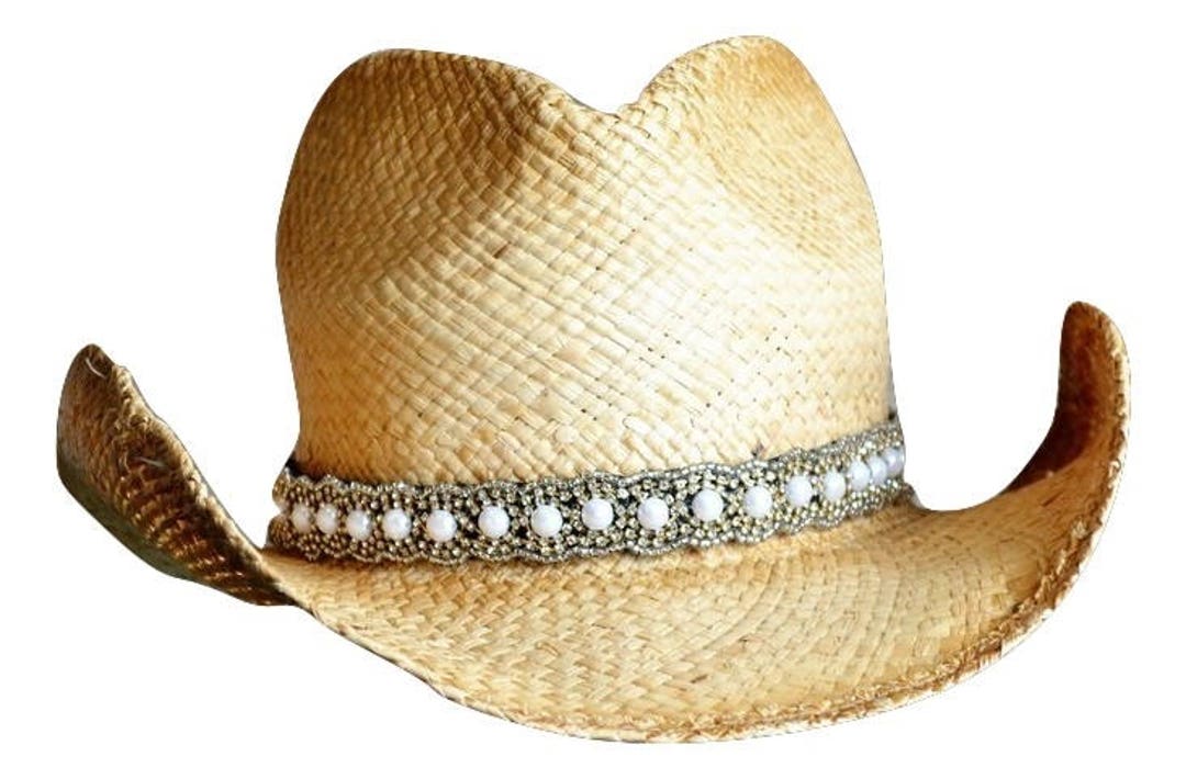 Pearl Hat Band Crystal Hat Band Adjustable Hatband - Etsy
