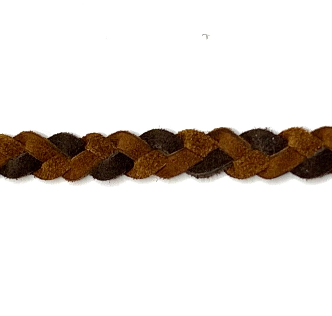 Brown Leather Braided Hat Band Brown Braided Hat Band - Etsy