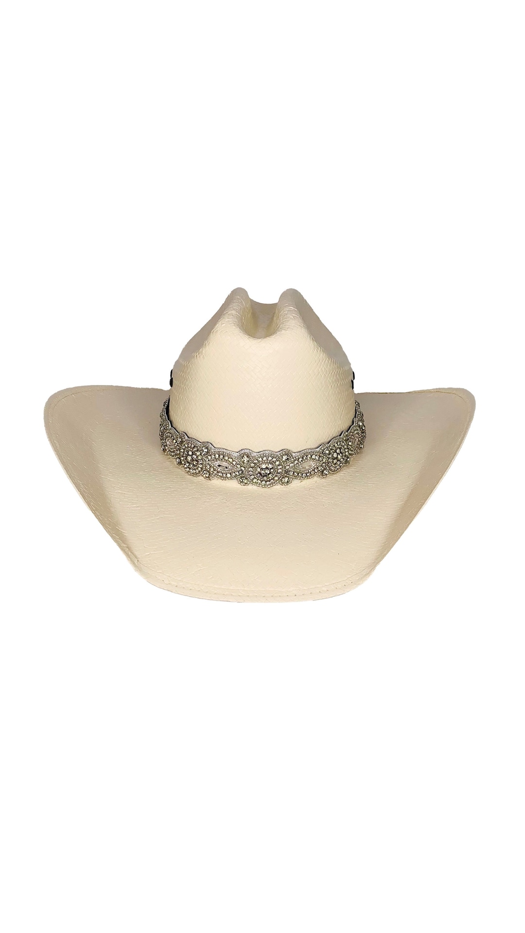 Elegant Beaded Hat Band - Crystal Hat Band - Adjustable Hatband ...