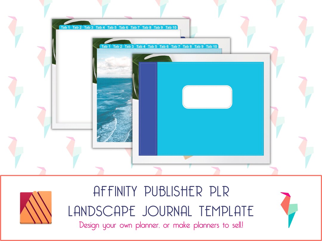 Affinity Publisher Template, PLR Digital Planner Template Commercial ...