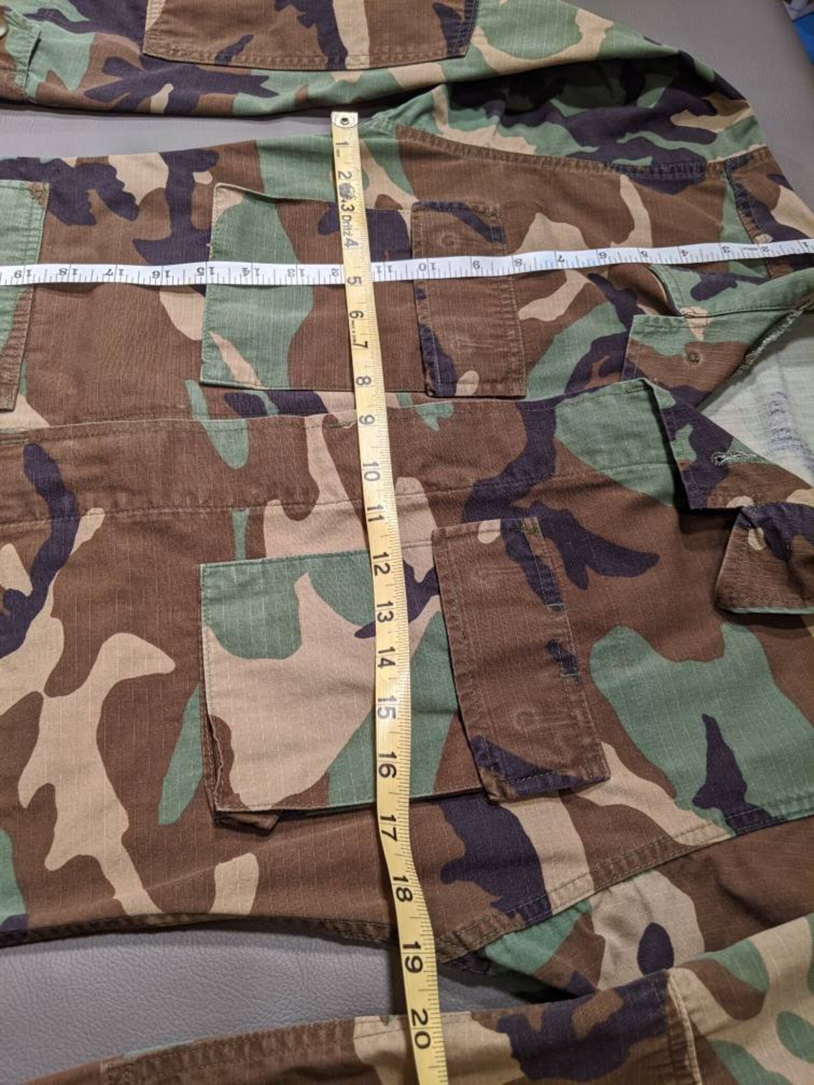 Hand Painted Poppies Camo BDU Jacket Small XS - Etsy