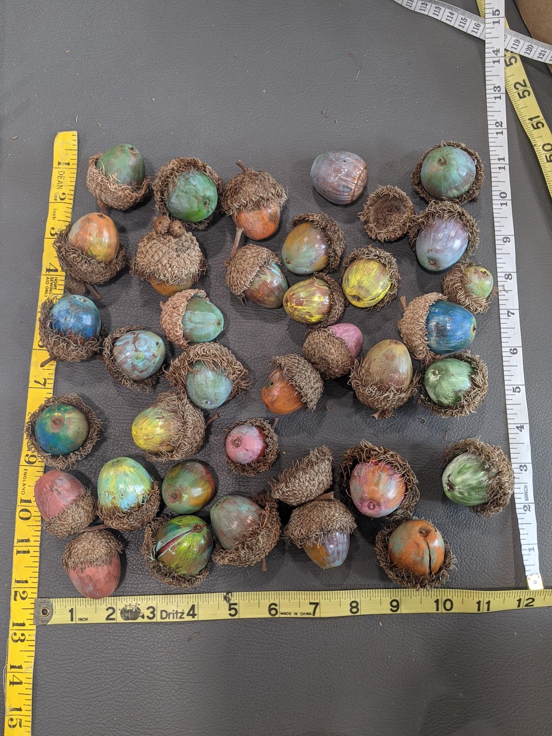 Lot of Large Painted North Texas Found Acorns 30 Pieces - Etsy