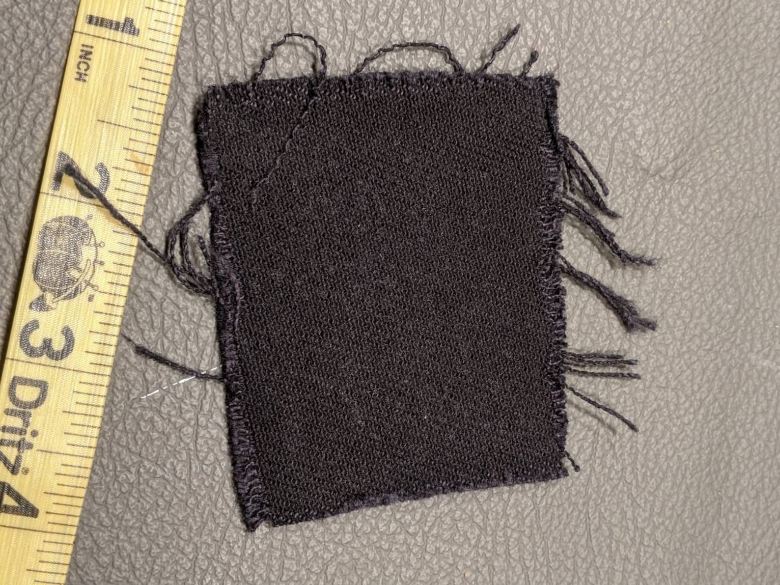 PUNK Handmade Painted Frayed Black Denim Patch - Etsy