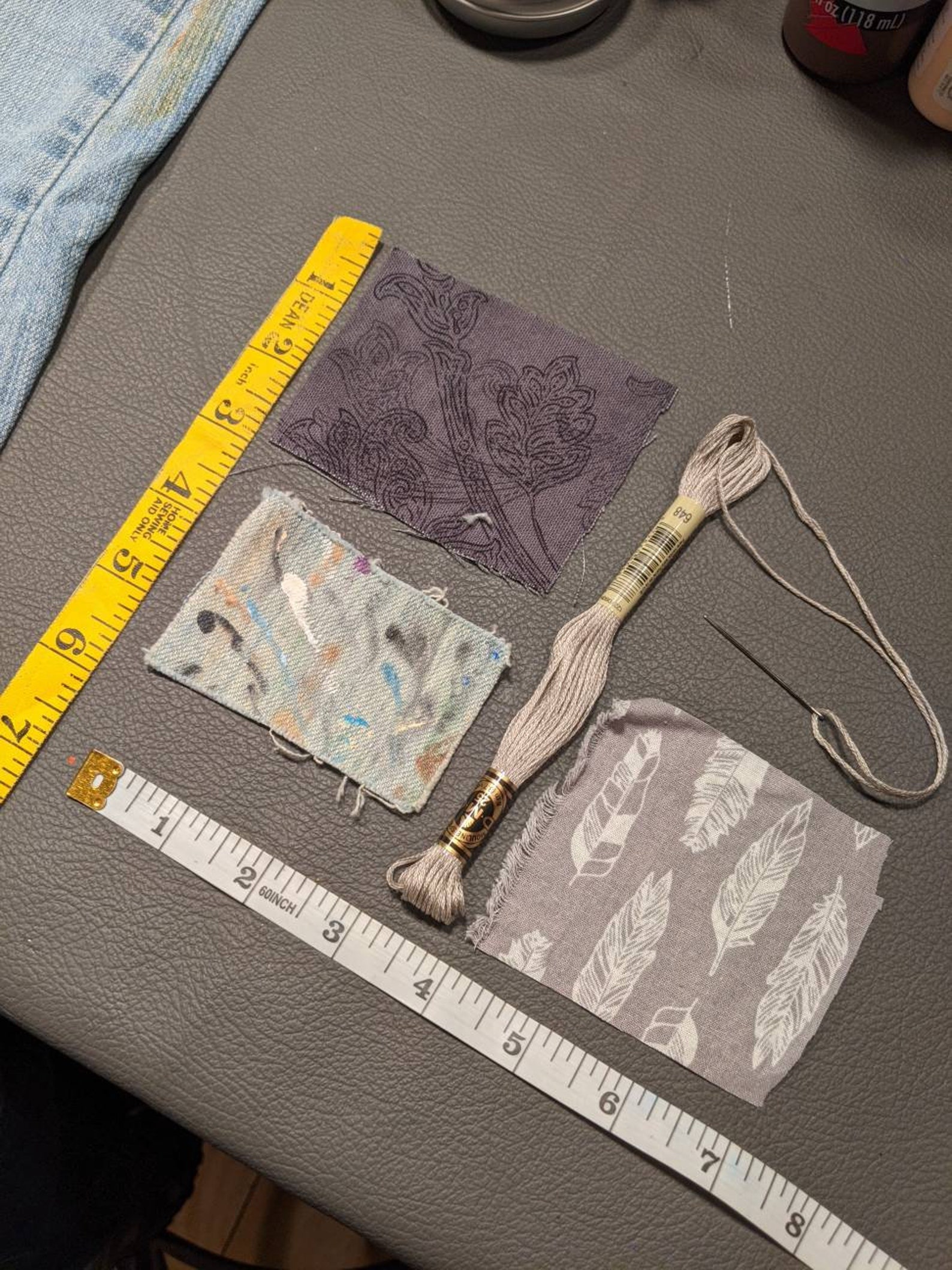 Handmade Patches Kit Thread and Needle - Etsy