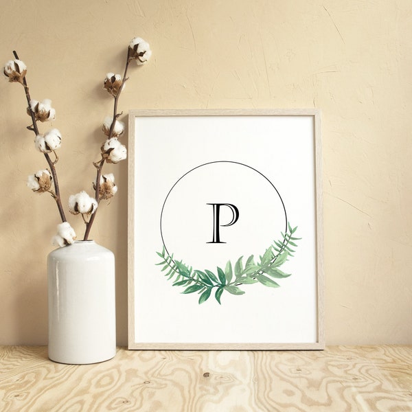 Letter P Print - Etsy