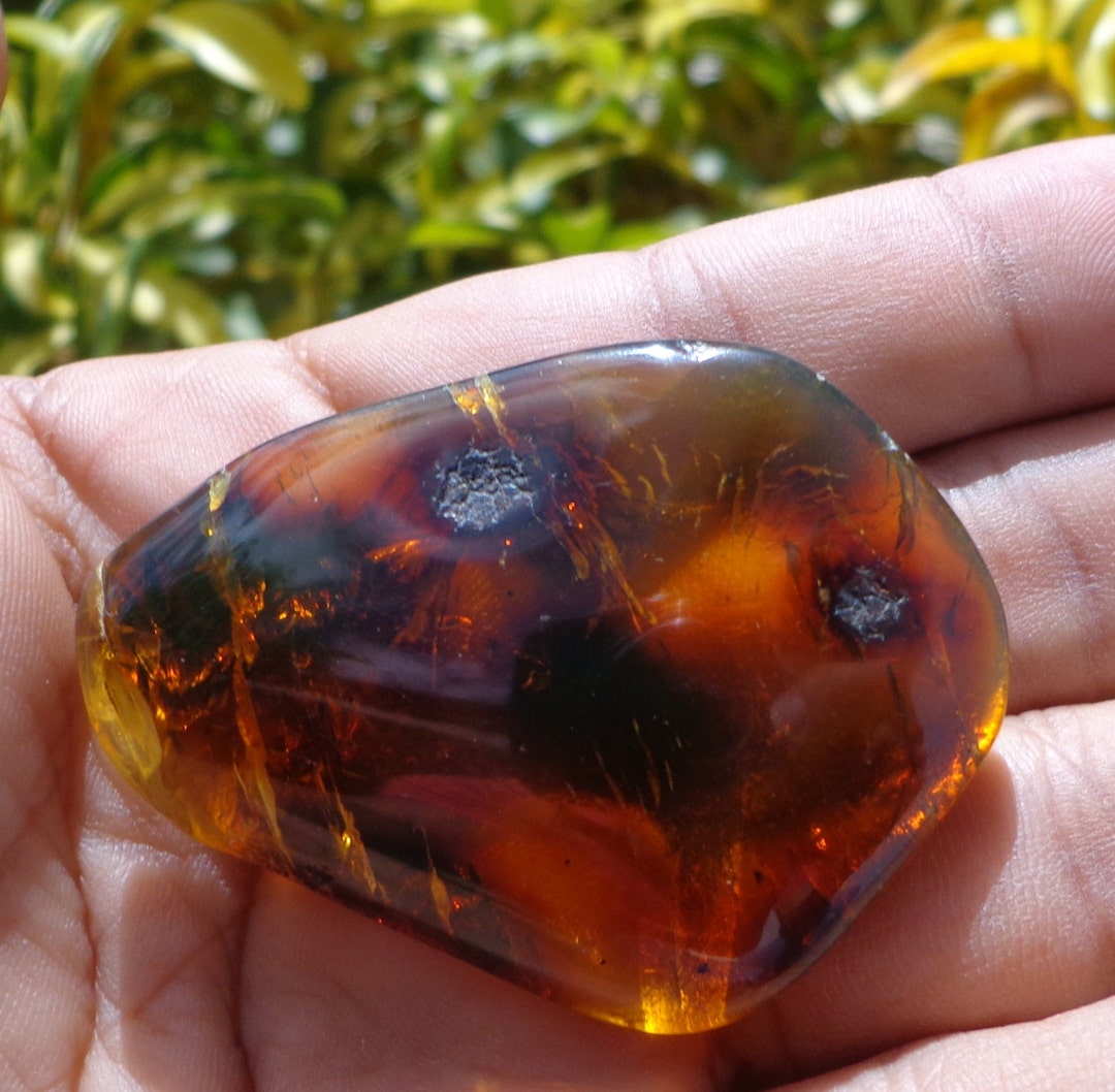 Good Red Green Mexican Amber Top Polished 12g - Etsy