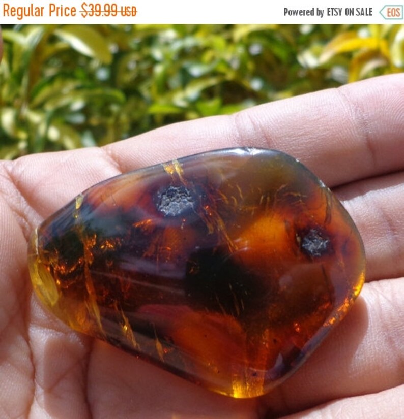 Good Red Green Mexican Amber Top Polished 12g - Etsy
