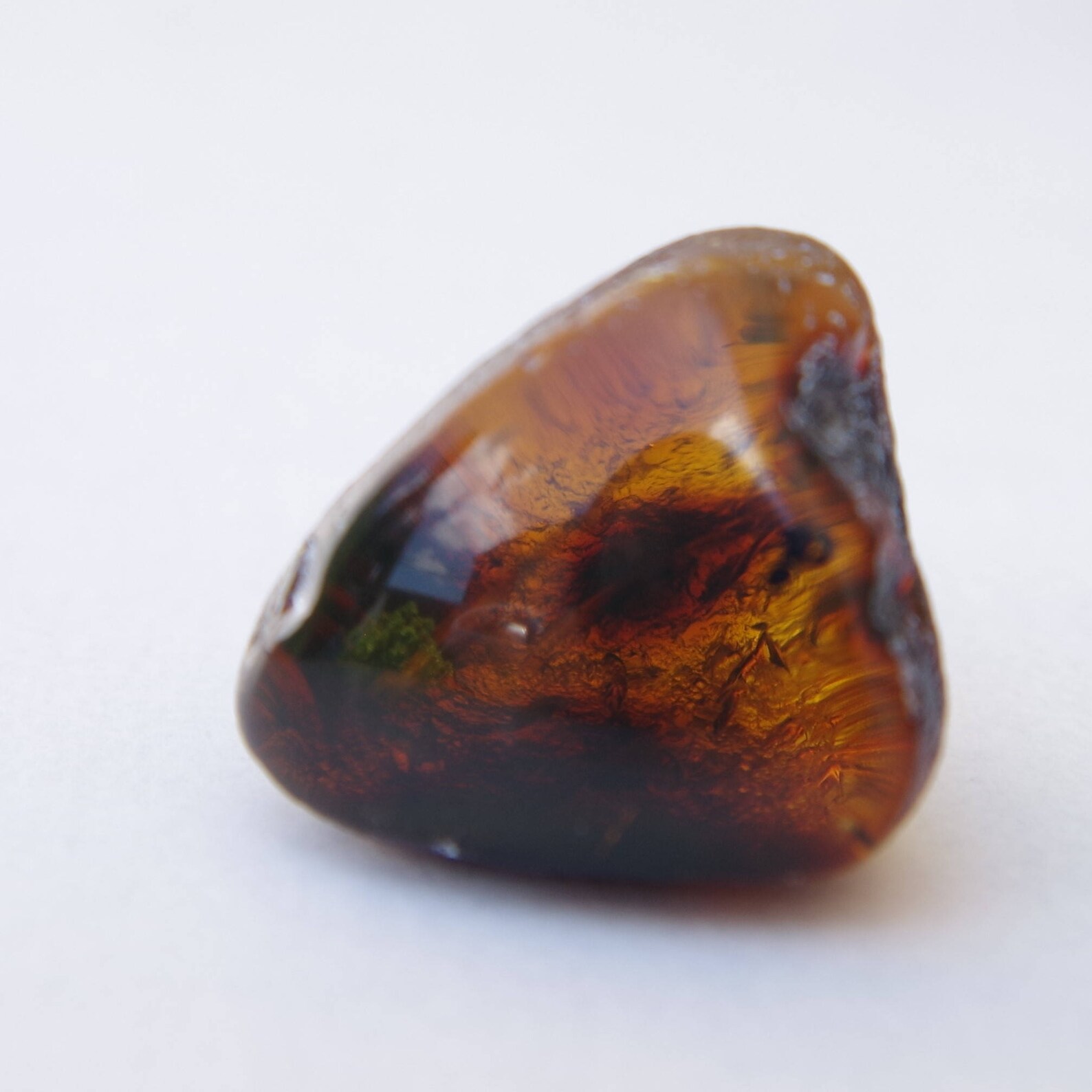 Green Mexican Amber Stone Top Quality AAA Window Polished From | Etsy