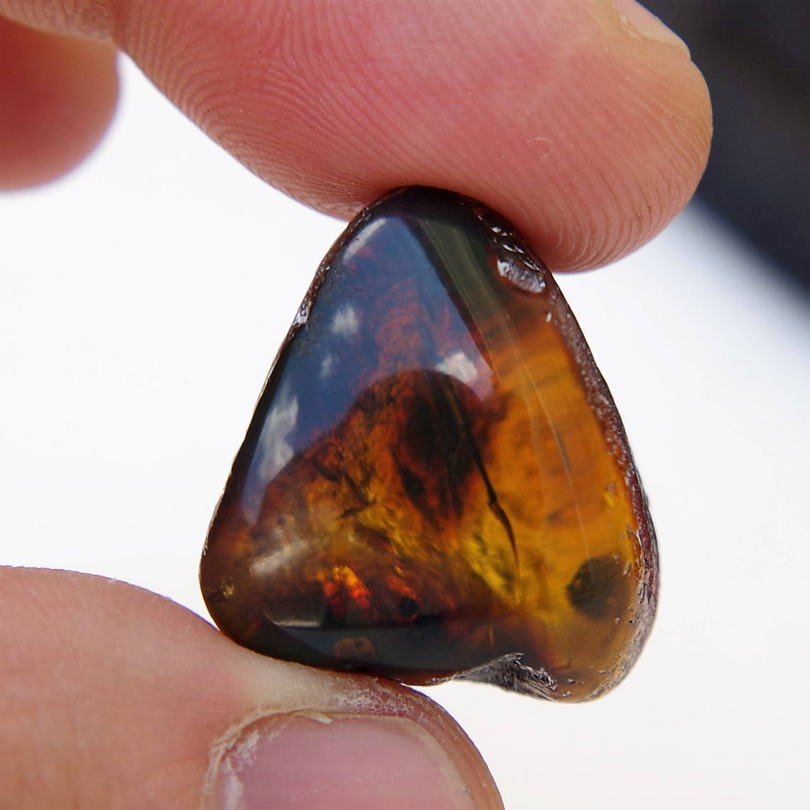 Green Mexican Amber Stone Top Quality AAA Window Polished From | Etsy