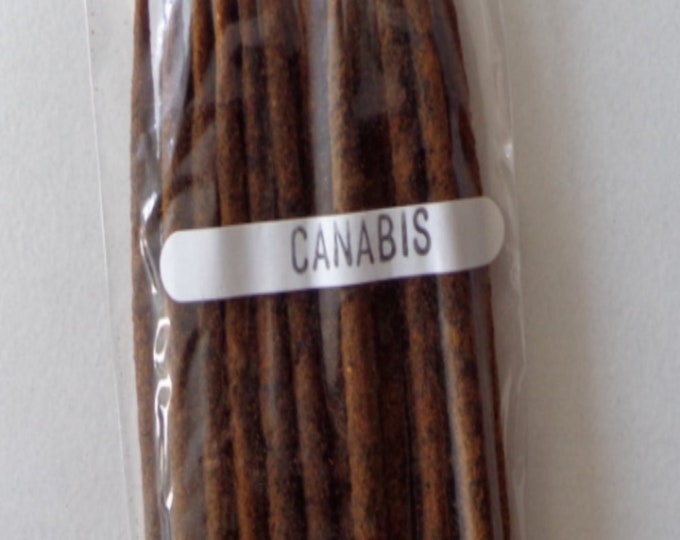 20 Cannabis Incense Sticks Handrolled in Mexico Long Duration - Etsy