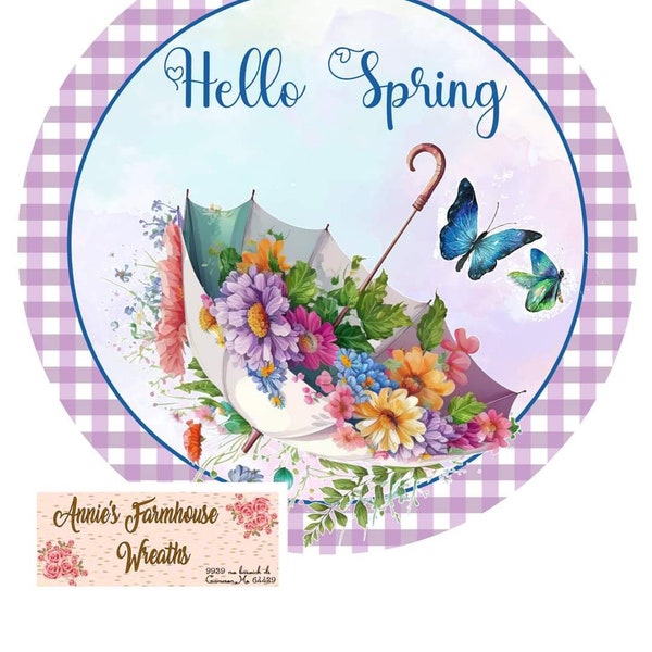 Umbrella Wreath - Etsy