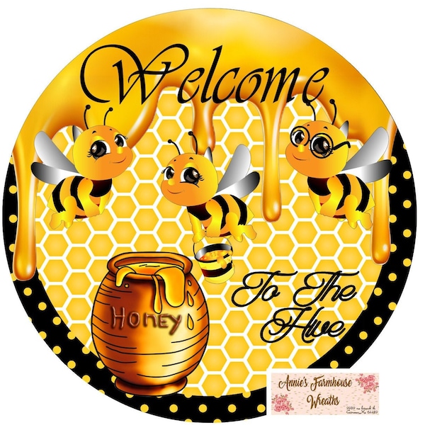 Bee Door Sign - Etsy