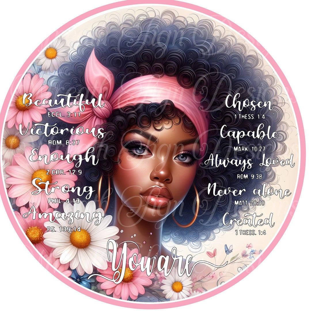 Diva Queen Round Metal Wreath Sign, Proud Black Woman, Spring Diva Sign ...