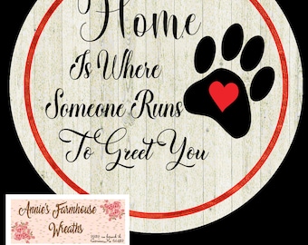 Fall Harvest Blue Truck Round Metal Sign, Fall Plaid Wreath Sign, Blue ...