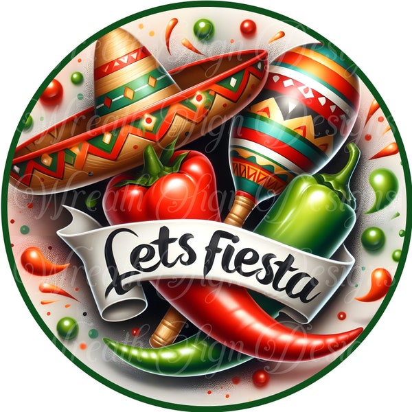 Fiesta Wreath - Etsy