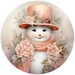 Peach Roses, Peach Snowman Sign Winter Sign, Peach Christmas, Wreath ...