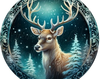 Merry Christmas, Christmas, Coastal Beach, Round Metal Wreath Sign - Etsy