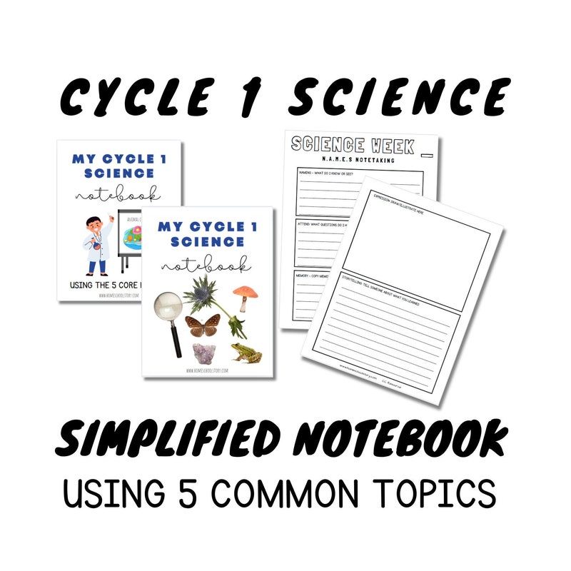 Science Notebook - Etsy