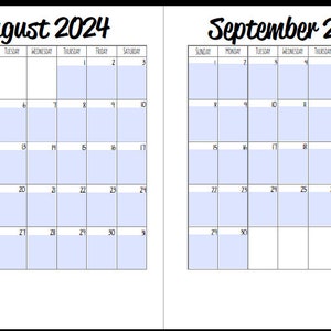 EDITABLE 2024-2025 Blue Student Planner Homeschool Weekly View Lesson ...