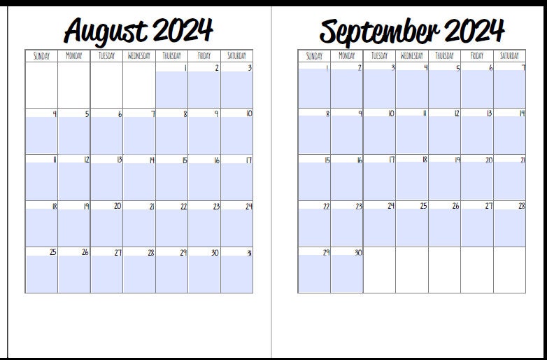 EDITABLE 2024-2025 Blue Student Planner Homeschool Weekly View Lesson ...