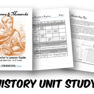 Middle Ages: Explorers & Monarchs- History Lesson Plans - 5 Weeks ...