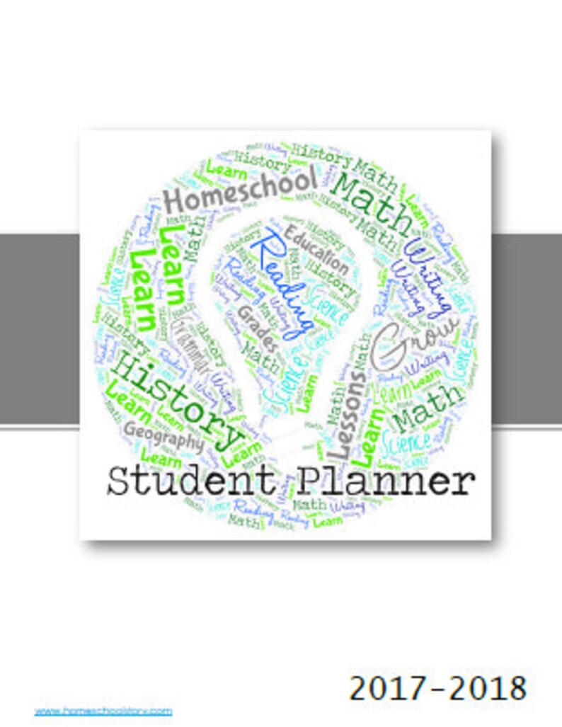 EDITABLE 2024-2025 Blue Student Planner Homeschool Weekly View Lesson ...