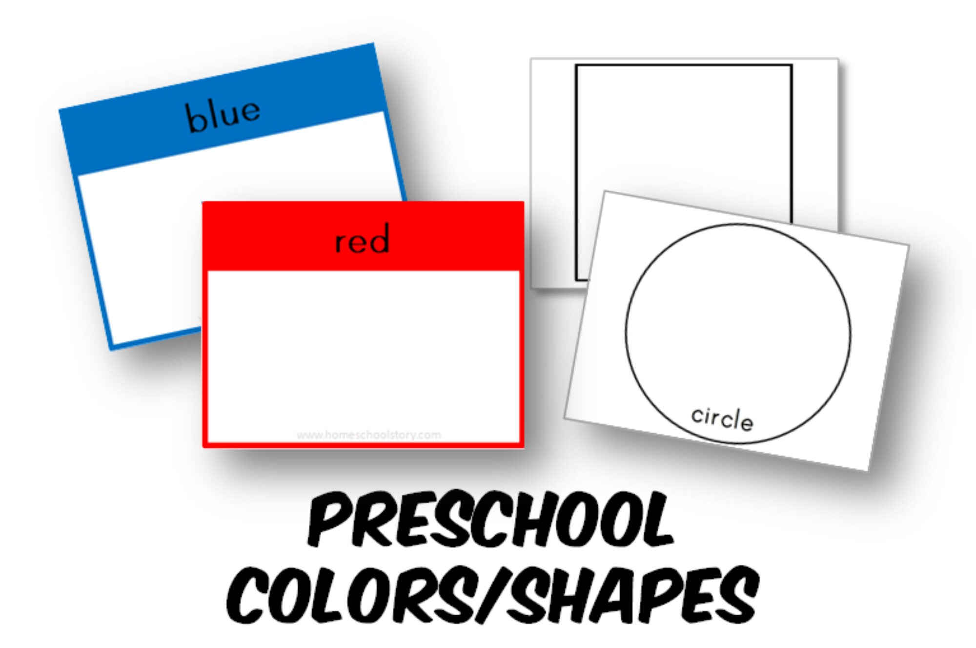 Preschool Colors and Shapes Cards (INSTANT DOWNLOAD) - Etsy