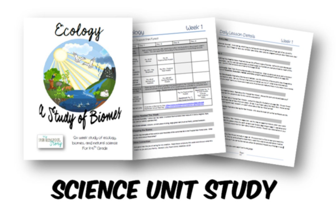 Ecology: A Study of Biomes- Science Lesson Plans - 6 Weeks (INSTANT ...