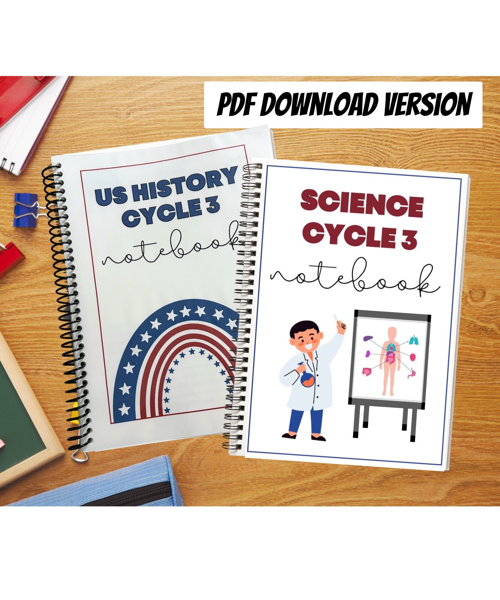 Cycle 3 Classical Conversations Science AND History Notebook journal ...