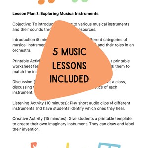 Printable Music Lessons for Homeschool Easy-to-use Curriculum - Etsy