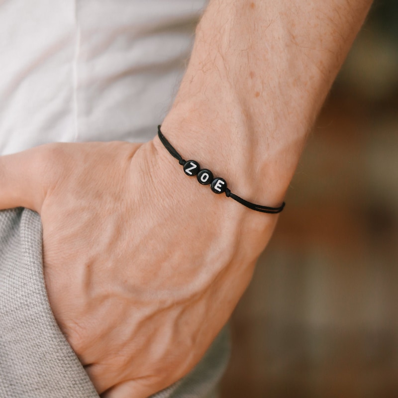 Rubber Bead Letters - Etsy