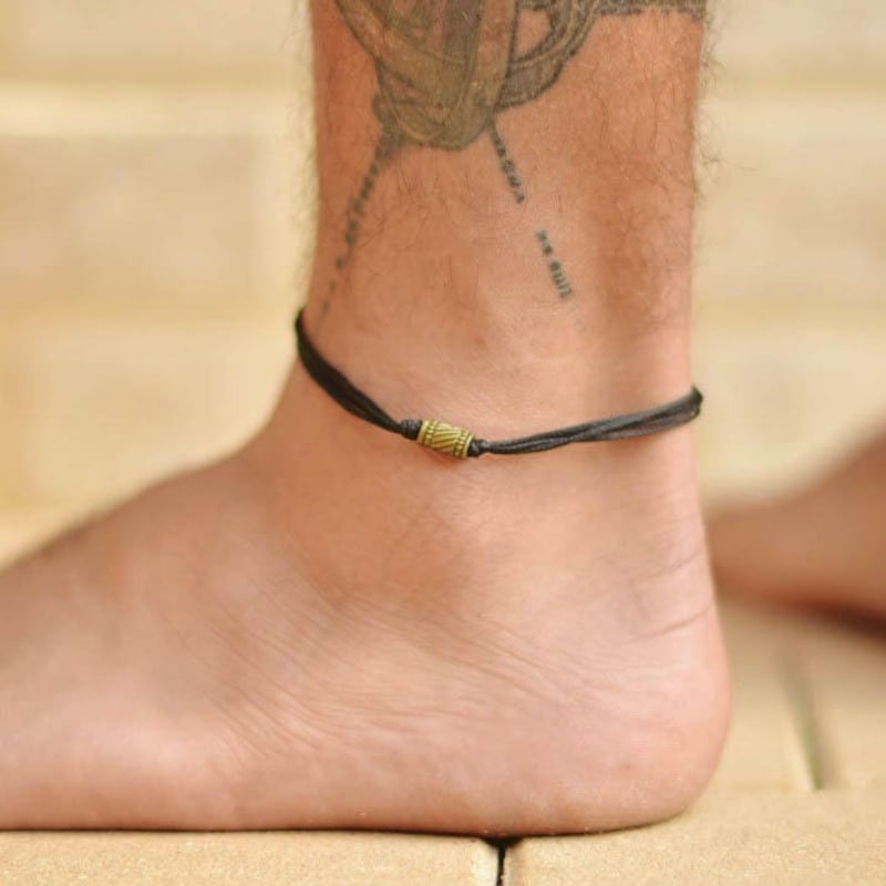 Mens Ankle Bracelet - Etsy