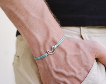 Bull head bracelet men's bracelet silver bull charm | Etsy