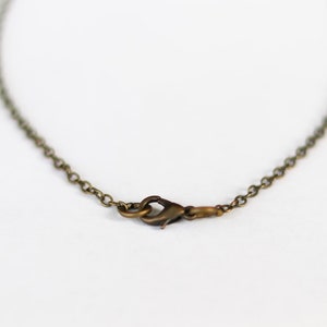 Triangle Necklace for Men, Custom Size, Men's Necklace With a Bronze ...
