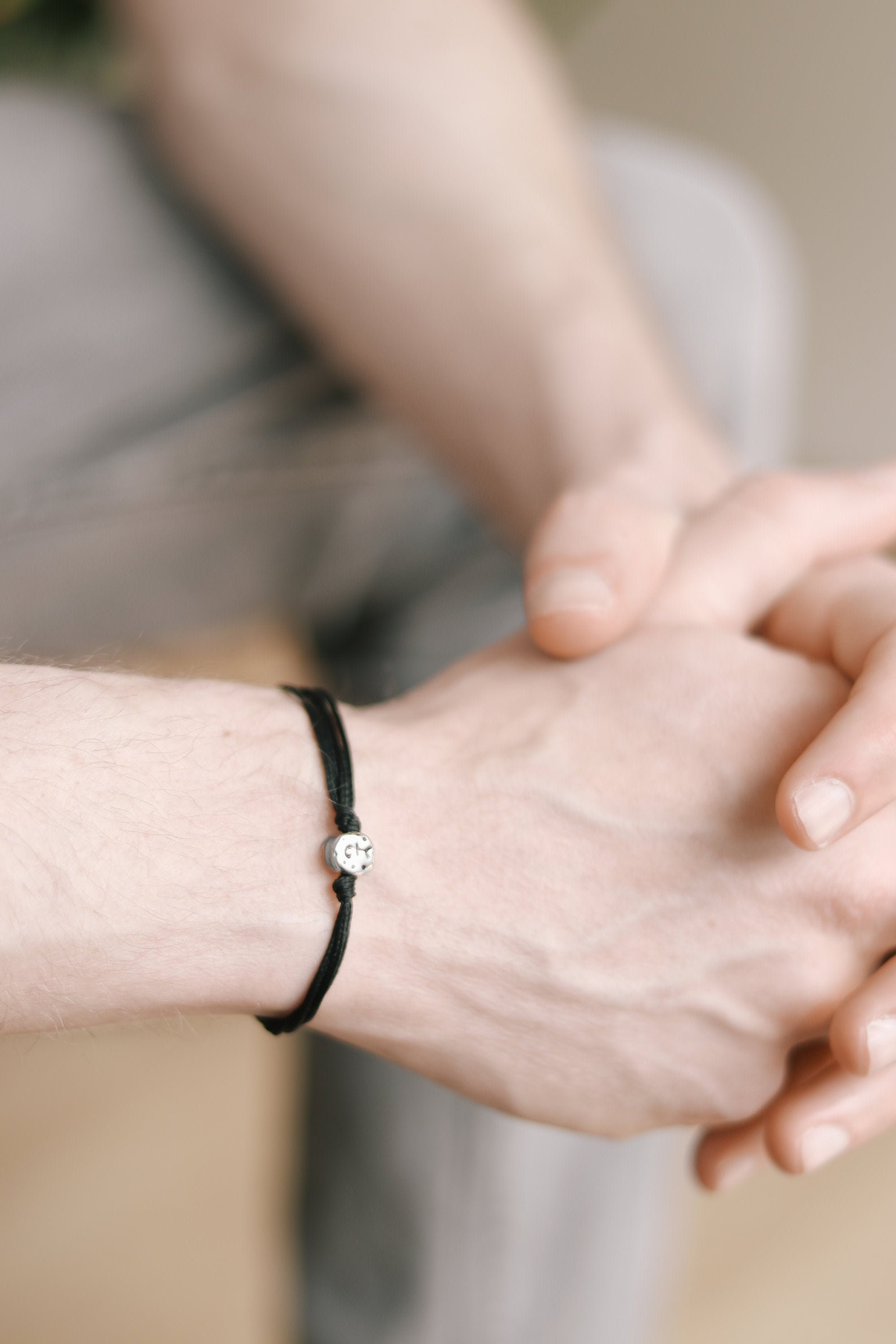 Bracelet with child charm for men customised men's | Etsy