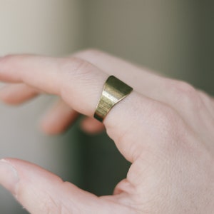 Ring for Men, Bronze Plain Ring, Men's Ring, Boyfriend Gift for Him ...