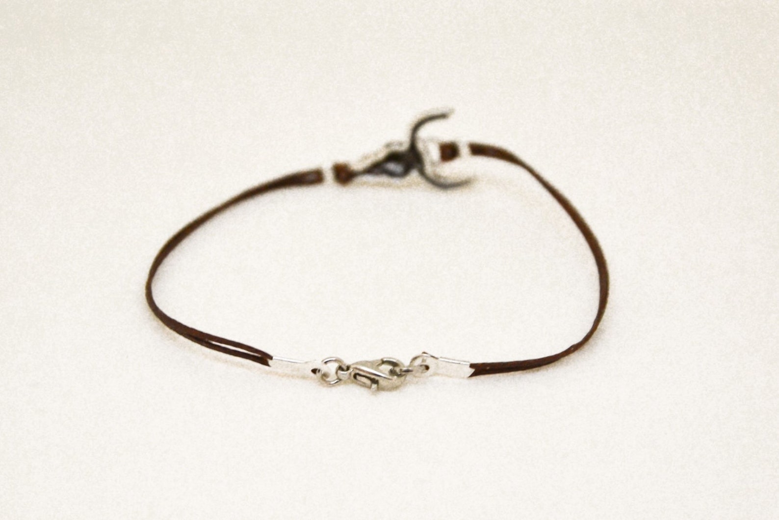 Bull Head Bracelet Men's Bracelet Silver Bull Charm - Etsy