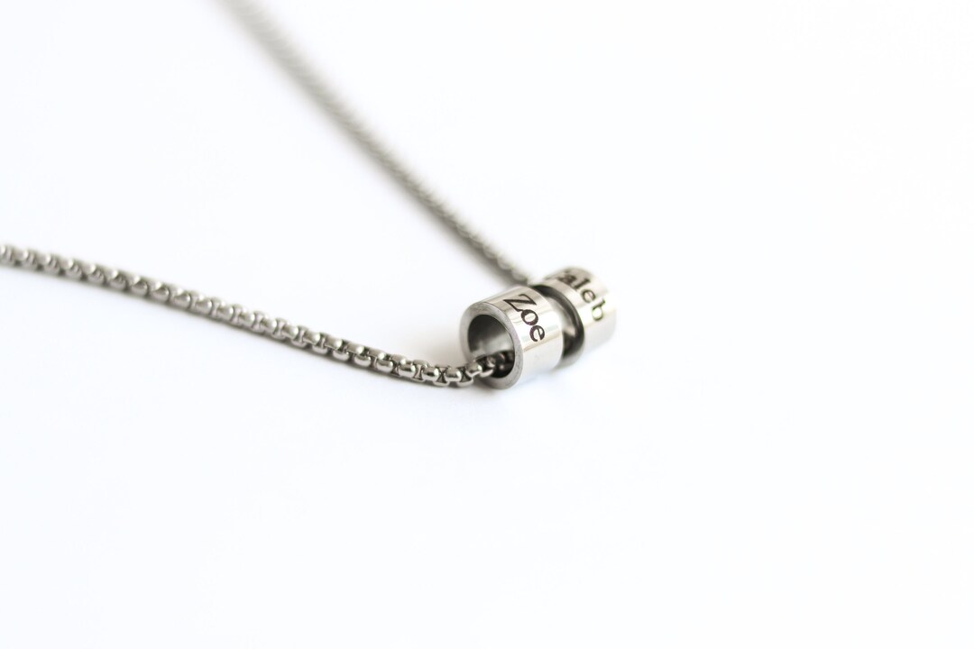 Personalized Gift, Name Necklace for Men, Men's Initial Necklace ...