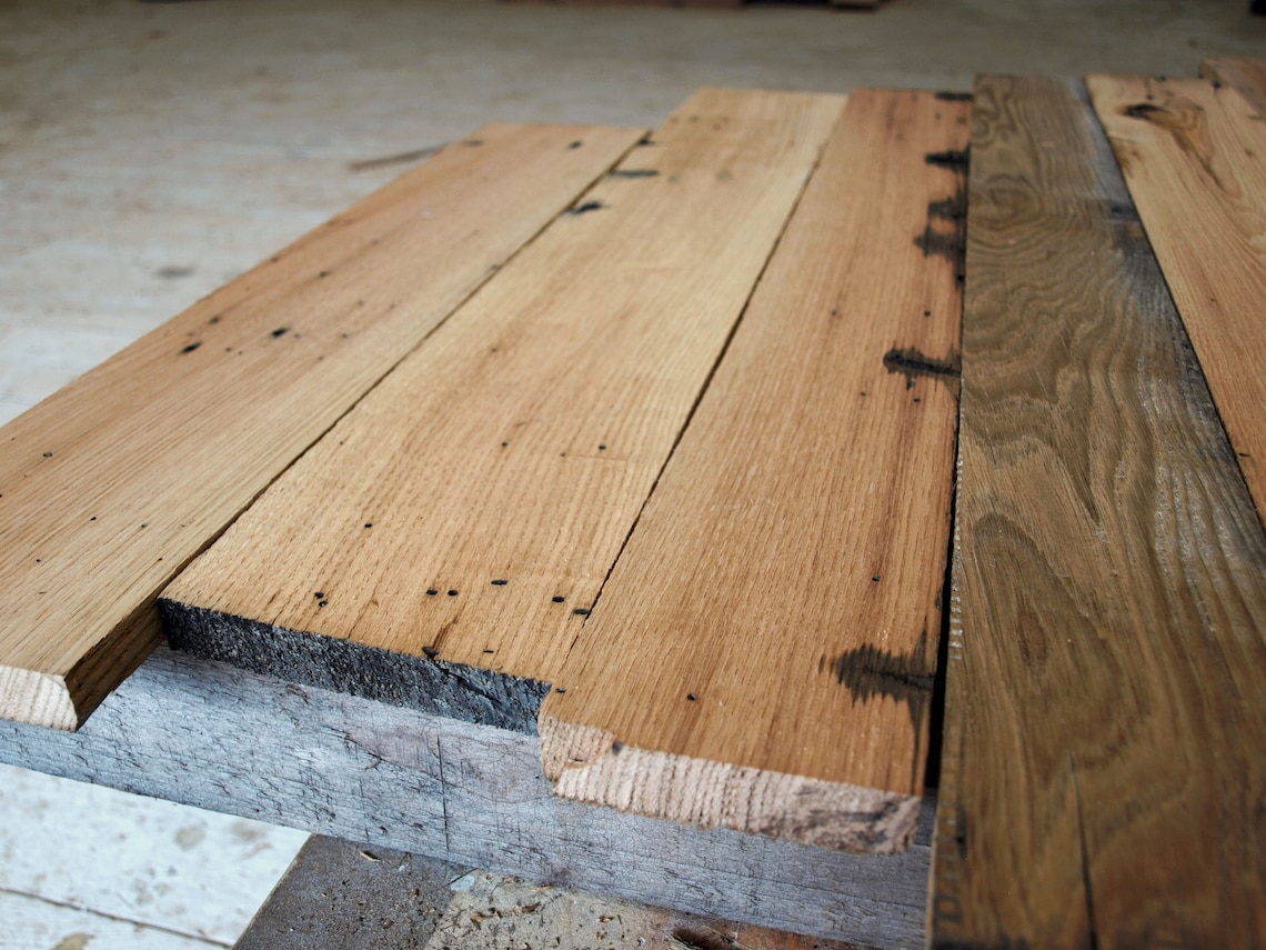 Beautiful Antique Wormy Chestnut Reclaimed Lumber. Authentic - Etsy