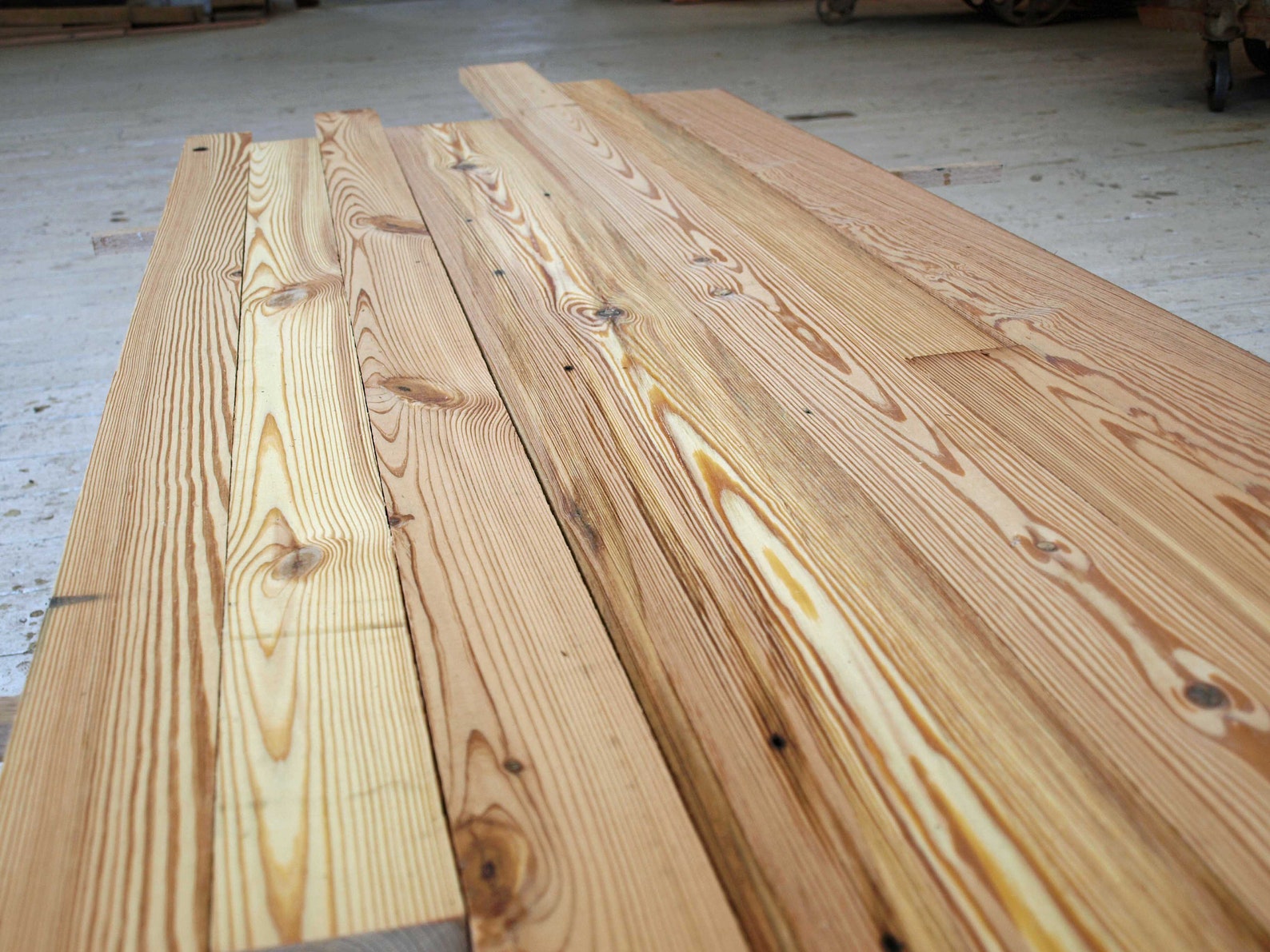 Reclaimed Heart Pine Lumber: Character Grade, DIY Wood Boards - Etsy