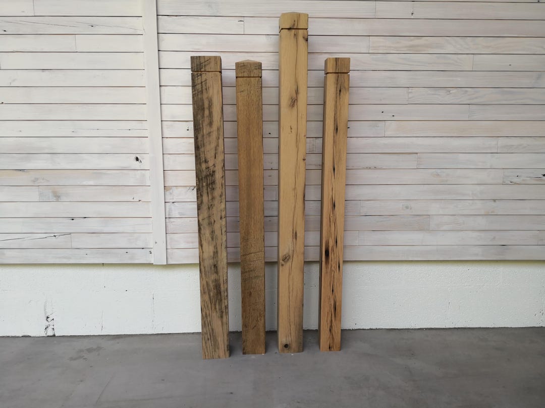Newel Post, Reclaimed Oak Stair Post, Custom Newel Posts, Modern ...