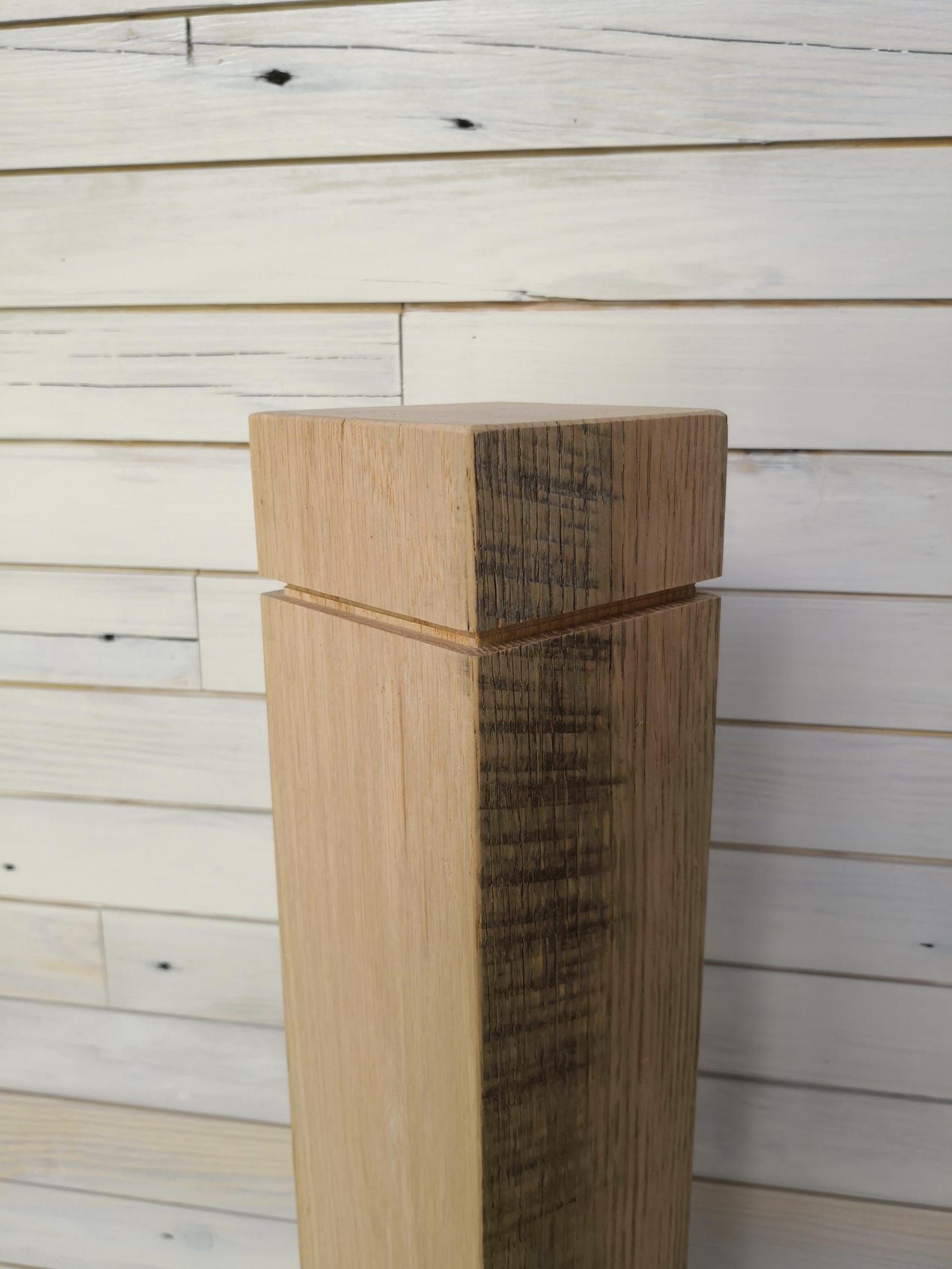Newel Post, Reclaimed Oak Stair Post, Custom Newel Posts, Modern ...
