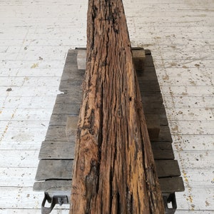 10 1/2x7x79 Hand Hewn Walnut Beam, Farmhouse, Barnbeam, Cabin ...