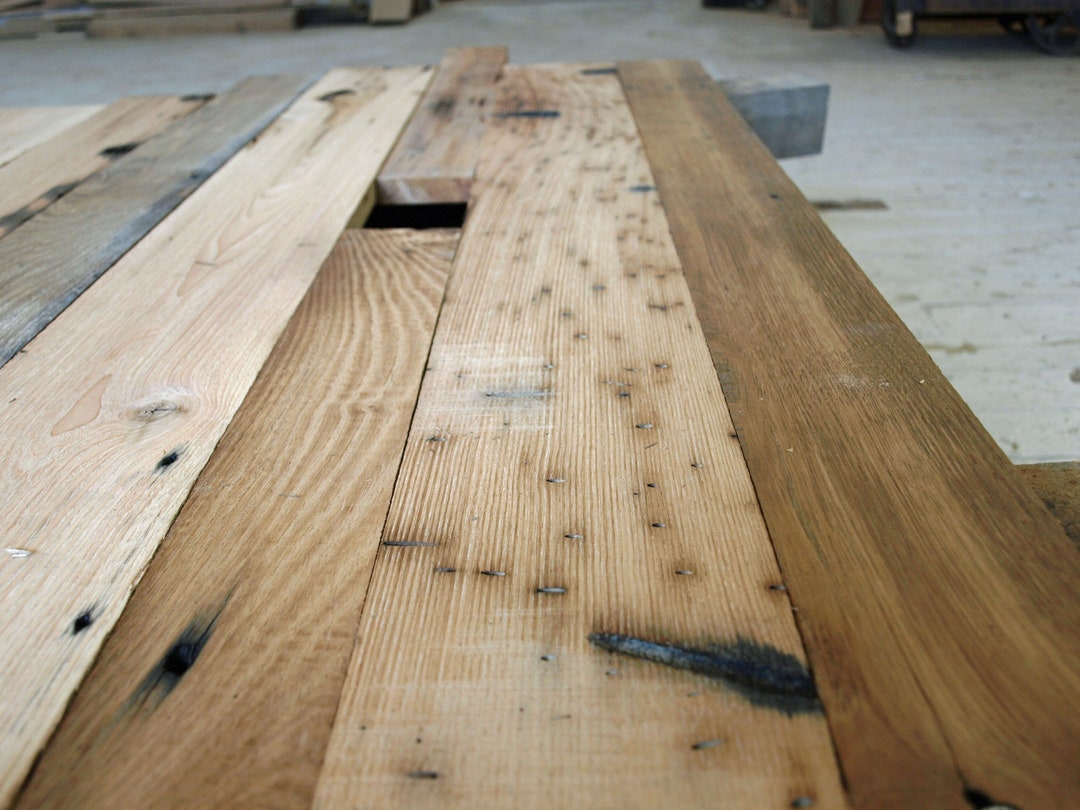 Beautiful Antique Wormy Chestnut Reclaimed Lumber. Authentic Salvaged ...
