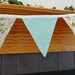 Shabby Chic Floral, Wedding Pennant Banner, Tea Party Bunting, Vintage ...