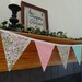 Shabby Chic Floral, Wedding Pennant Banner, Tea Party Bunting, Vintage ...