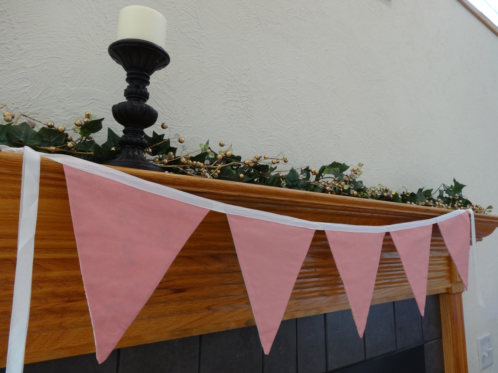 Shabby Chic Floral, Wedding Pennant Banner, Tea Party Bunting, Vintage ...