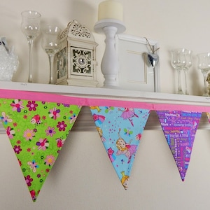 Girl's Decoration, Fairy Princess Banner, Girl's Bunting, Photo Prop ...
