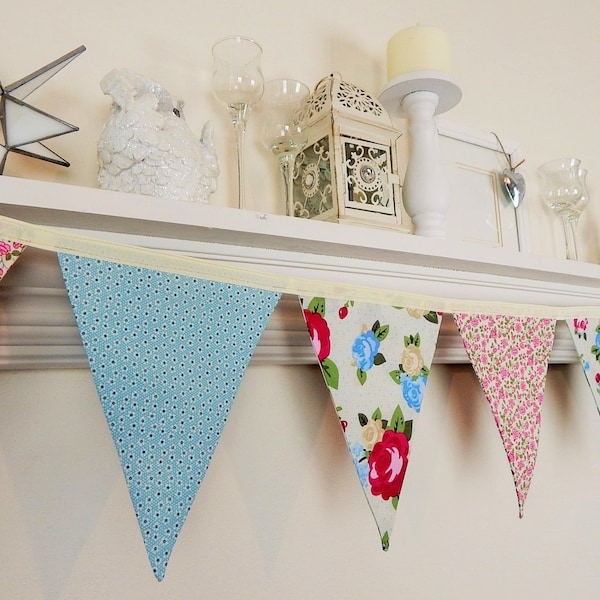Shabby Chic Bunting - Etsy