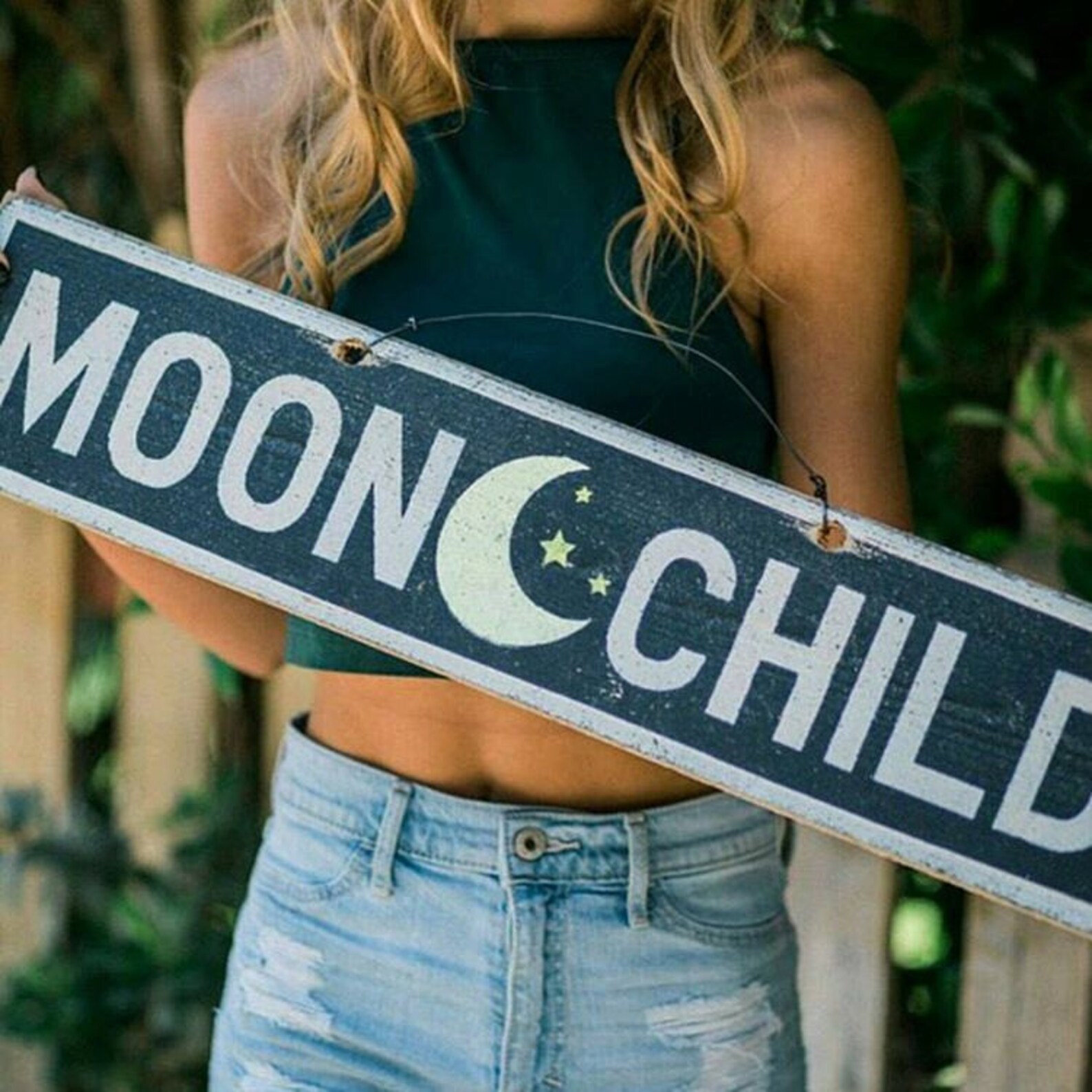 Moon Child Wood Sign Dorm Signs and Decor - Etsy